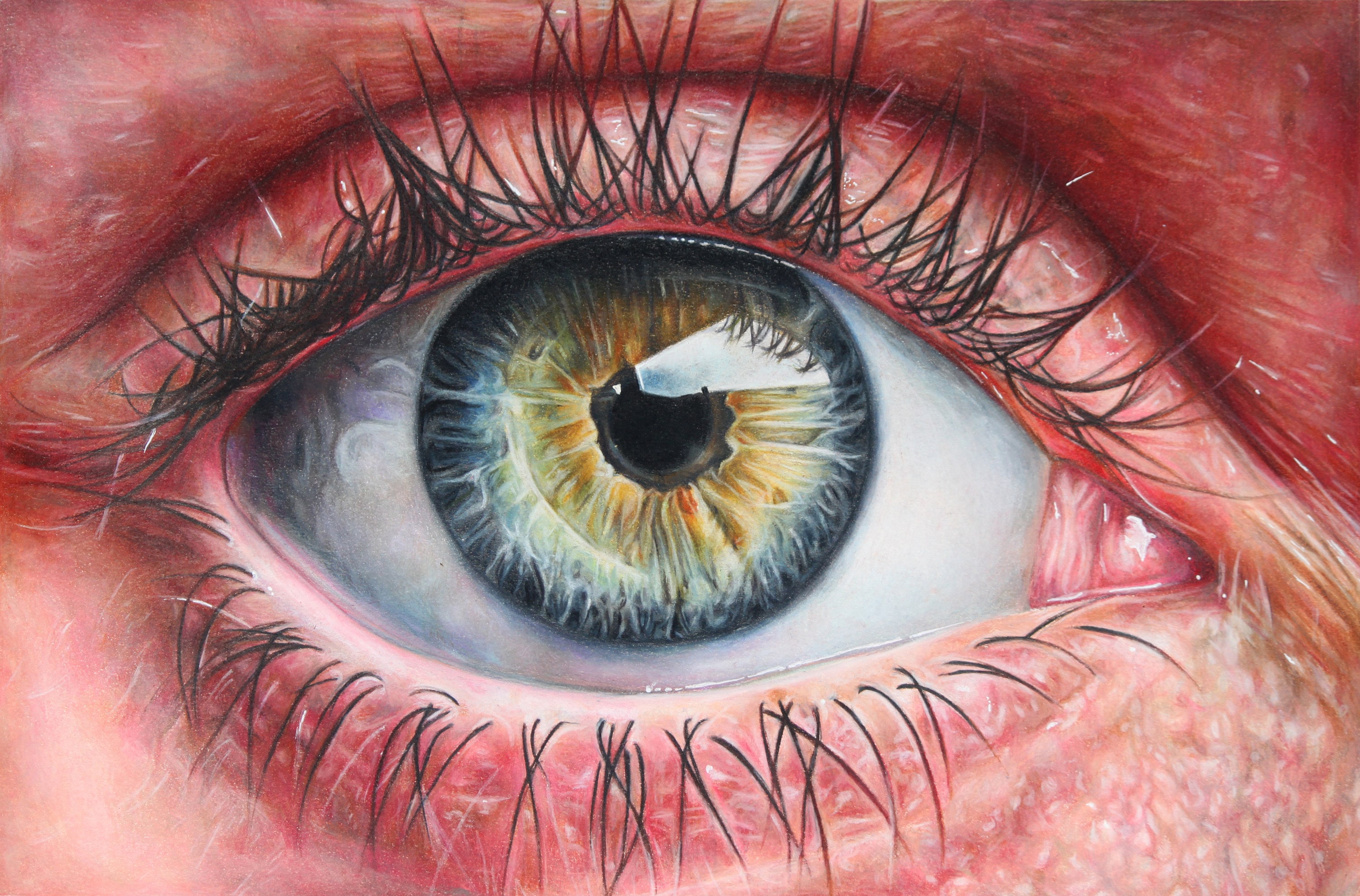 Eye art print art print art poster Wall art poster print | Etsy