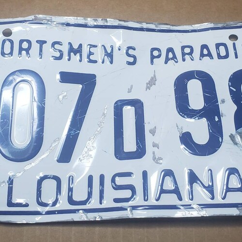 JAWS License Plate Made to Look Damaged Replica - Etsy