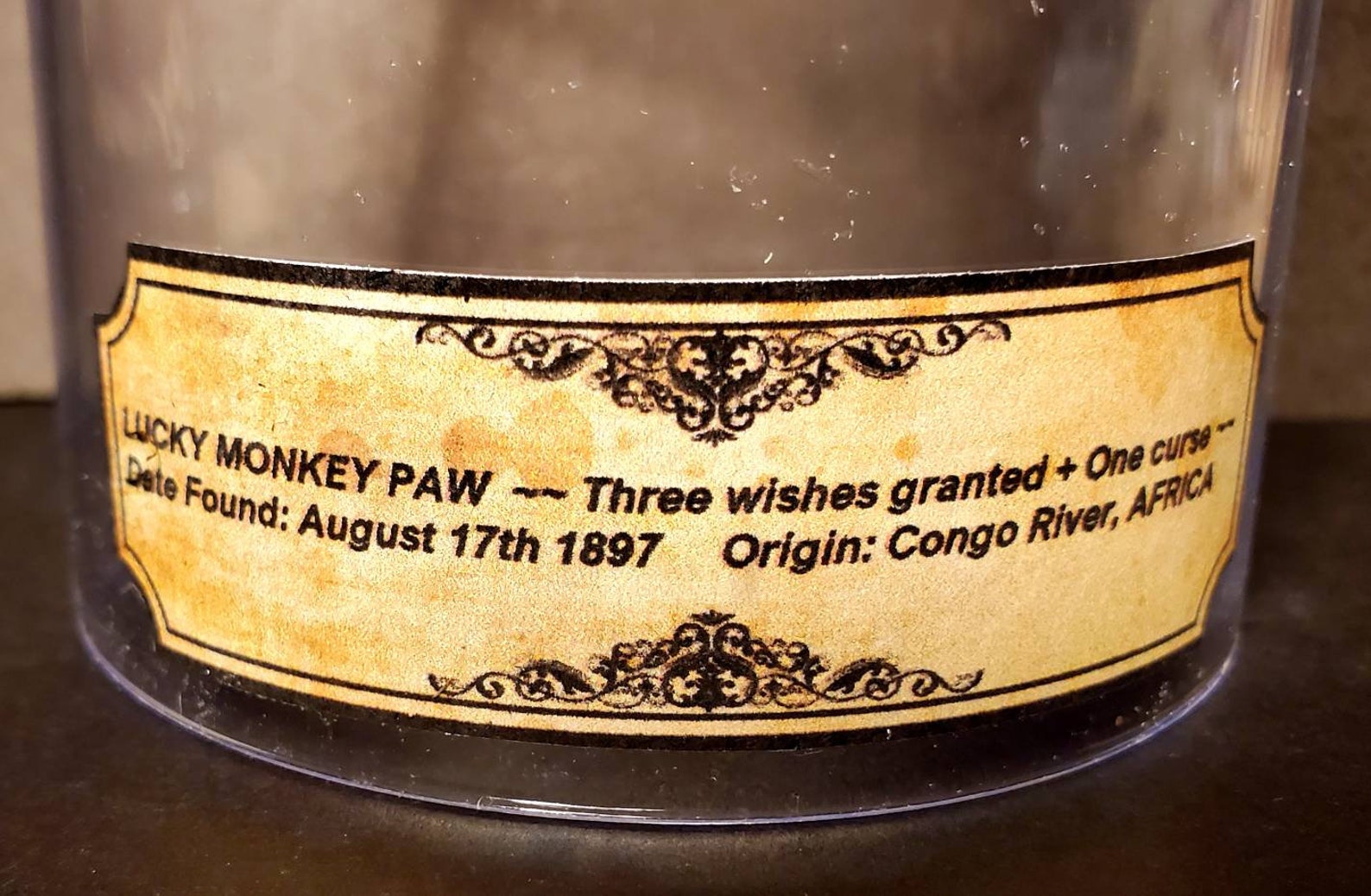 Authentic Lucky Monkey Paw Replica - Etsy