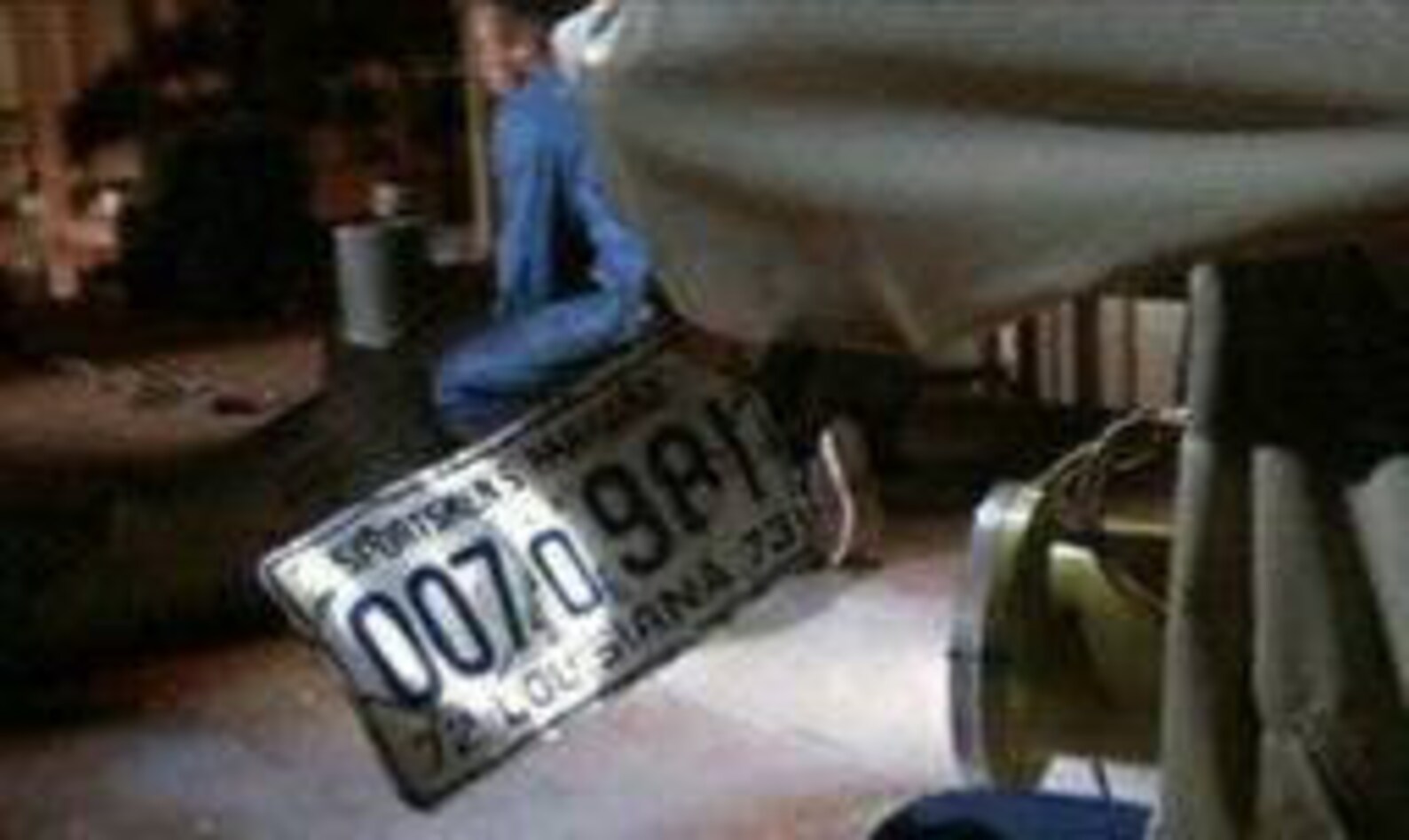 JAWS License Plate Made to Look Damaged Replica - Etsy