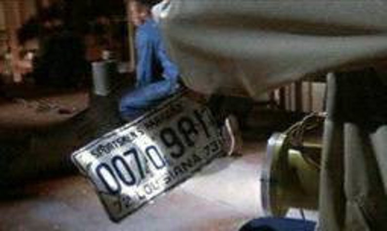 JAWS License Plate Made to Look Damaged Replica | Etsy