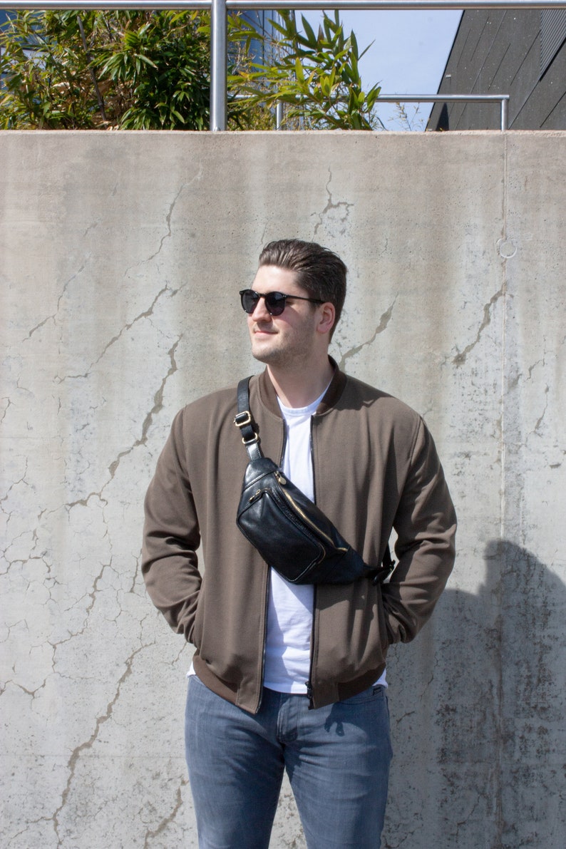Leather Fanny Pack for Men, Belly Bag, Bum Bag, Belly Bag, Personalized ...