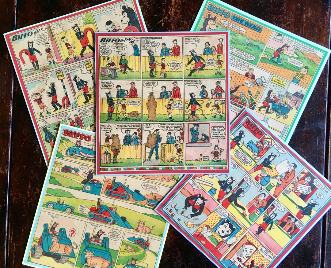 Giant Vintage Beano Card! Crafted From the Cover of an Original 50s/60s ...