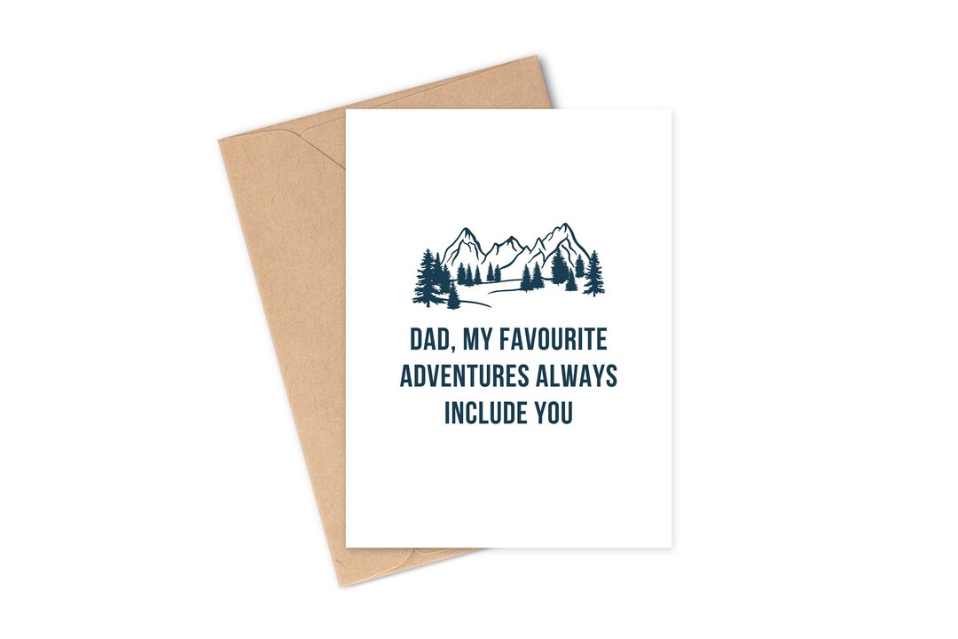 Adventurous Father’s Day Card | Father’s Day Card UK | Adventure Dad ...