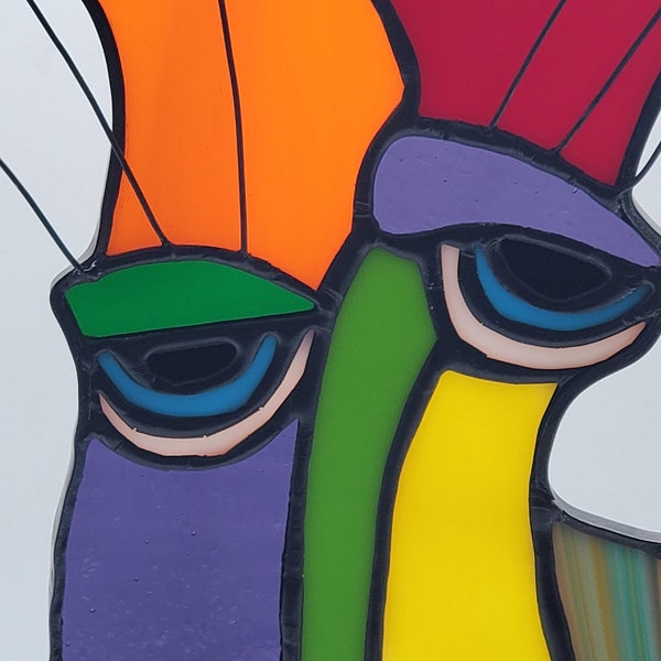 Stained Glass Picasso - Etsy