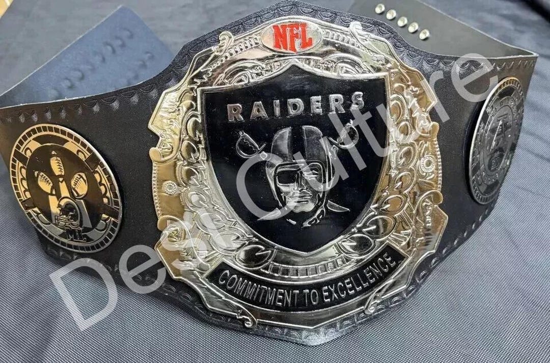 Custom Raiders Championship Belt Adult Size 2MM Brass - Etsy
