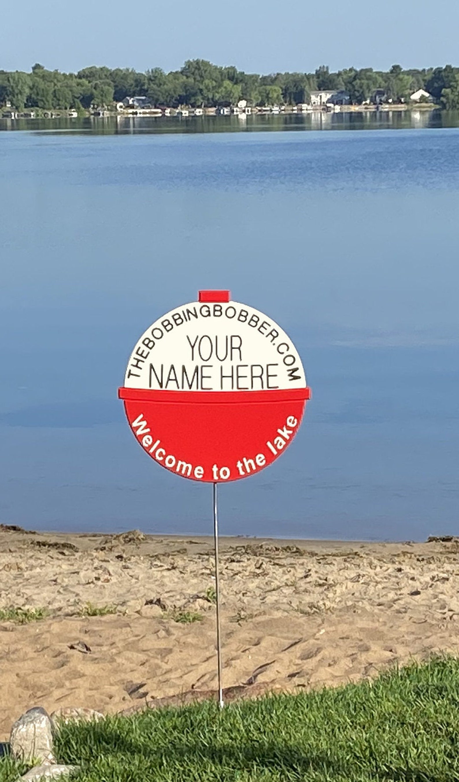 The Bobbing Bobber Lake Home Sign. It Actually Bobs in the Wind. - Etsy