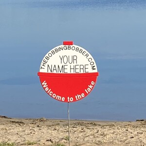 The Bobbing Bobber Lake Home Sign. It Actually Bobs in the Wind. - Etsy