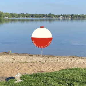 The Bobbing Bobber Lake Home Sign. It Actually Bobs in the Wind. - Etsy