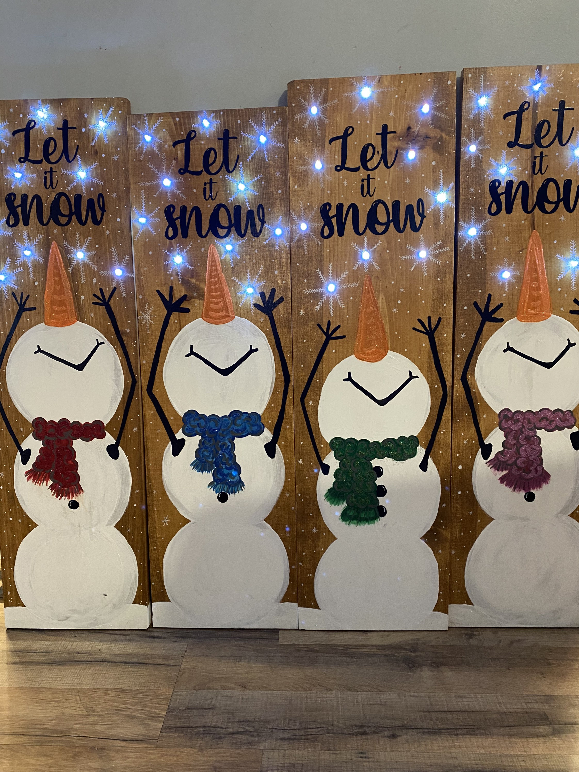 Let It Snow Snowman - Etsy