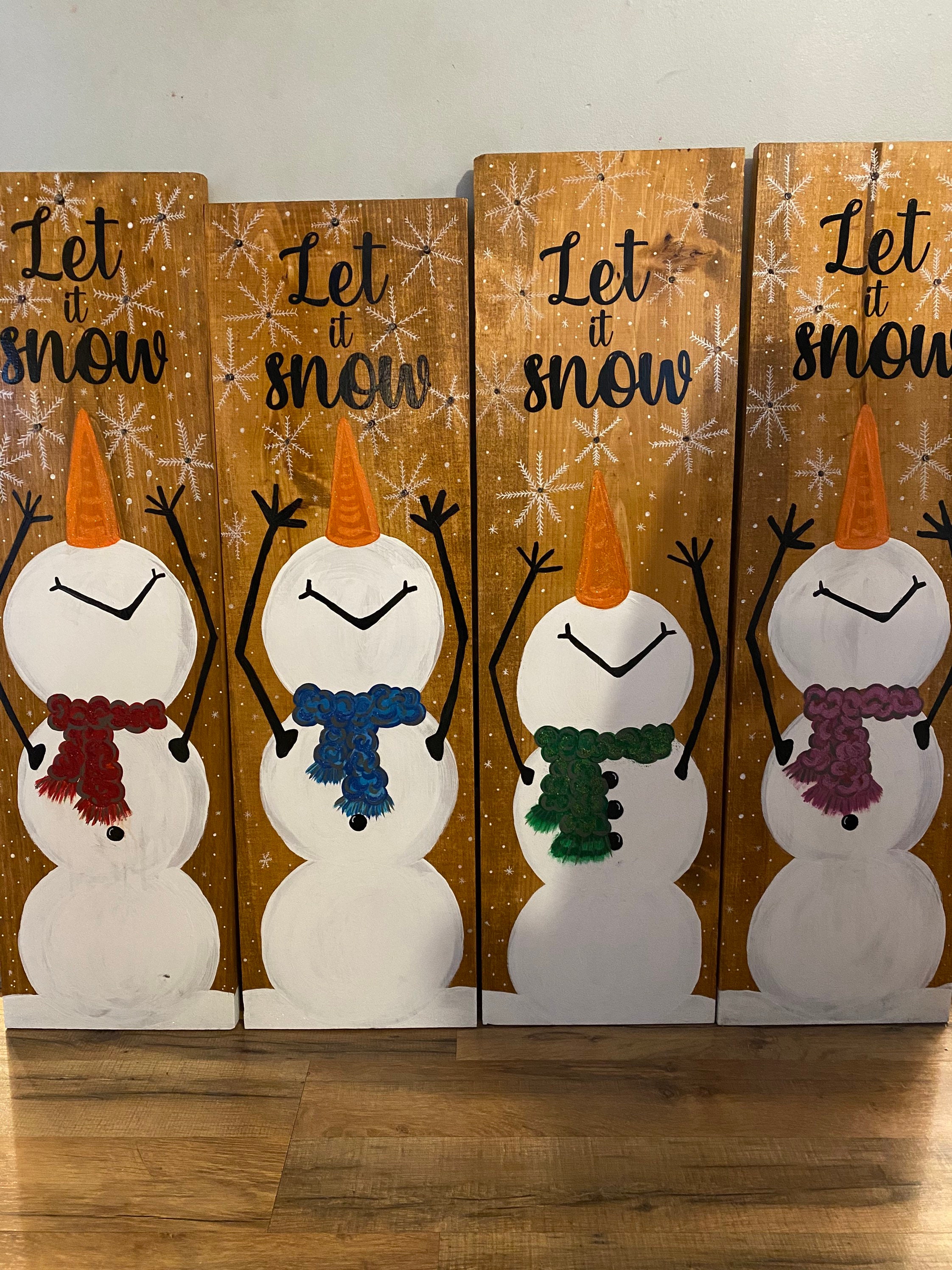 Let It Snow Snowman - Etsy