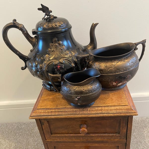 Gothic Tea Set - Etsy UK