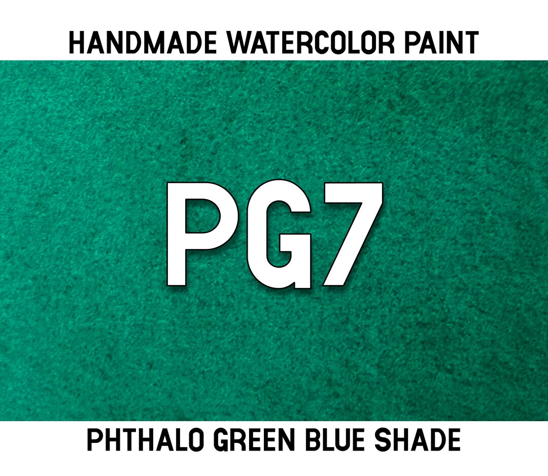 Phthalo Green Blue Shade PG7 Handmade Professional - Etsy