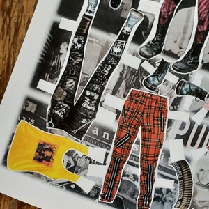 Punk PAPER DOLL Printable PDF Instant Download Junk Journal - Etsy