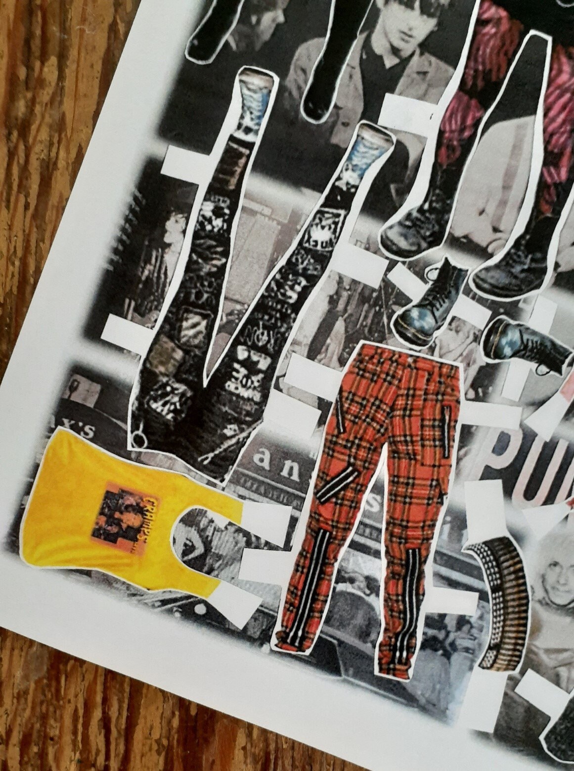 Punk PAPER DOLL Printable PDF Instant Download Junk Journal - Etsy