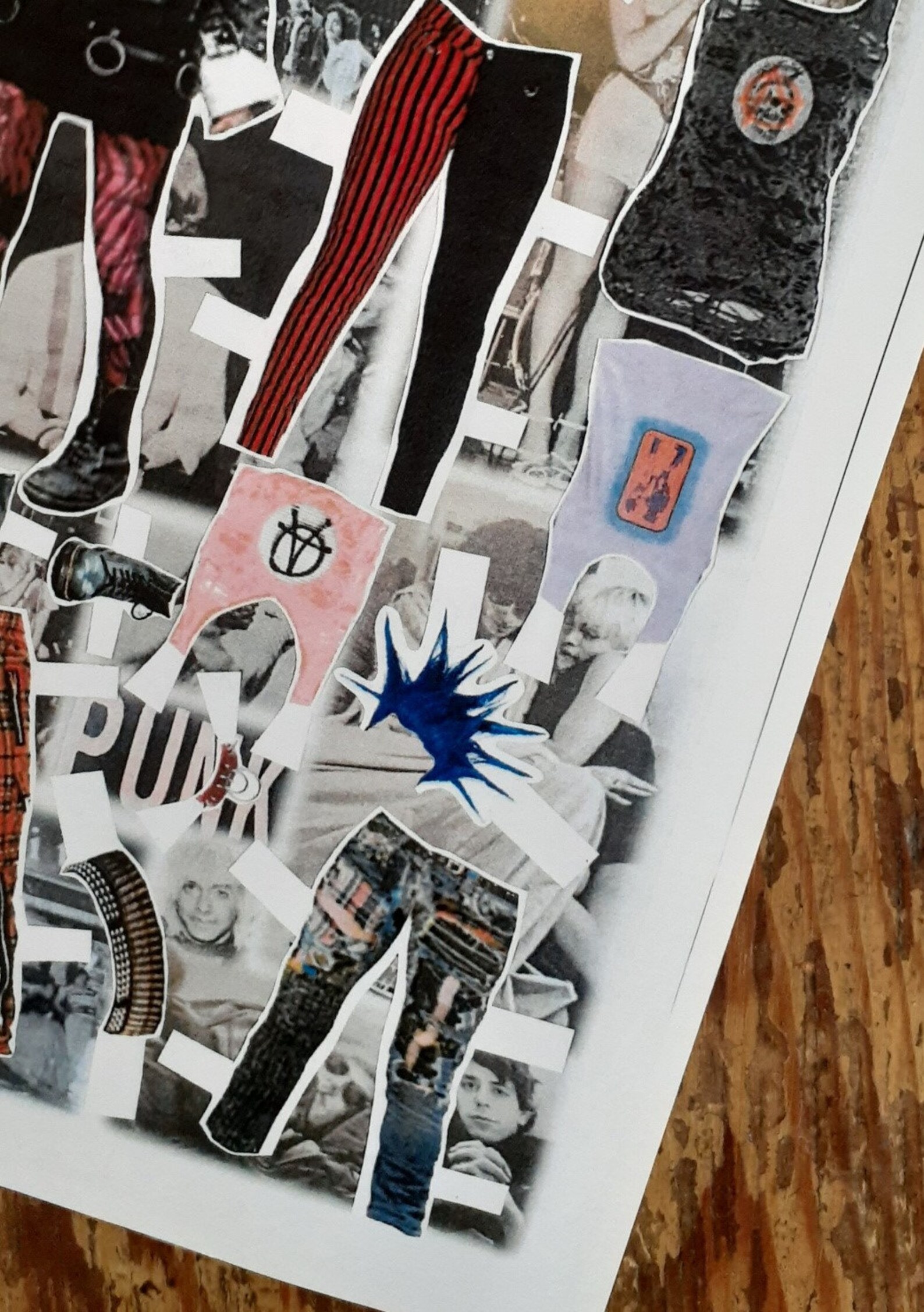 Punk PAPER DOLL Printable PDF Instant Download Junk Journal - Etsy