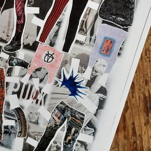 Punk PAPER DOLL Printable PDF Instant Download Junk Journal - Etsy