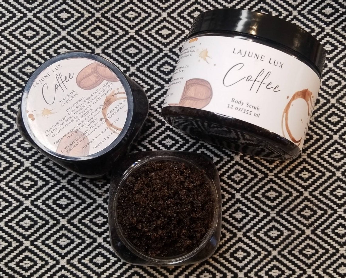 COFFEE Body Scrub - Handmade Cellulite Reducer W/ Organic/natural ...