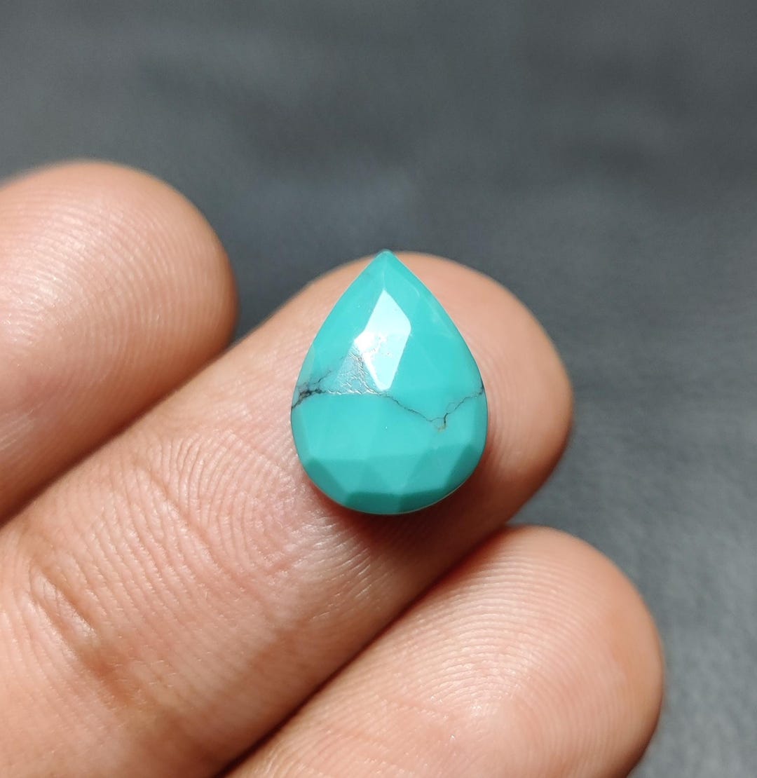 Natural American Mines Turquoise Rose Cut, American Mines Turquoise ...