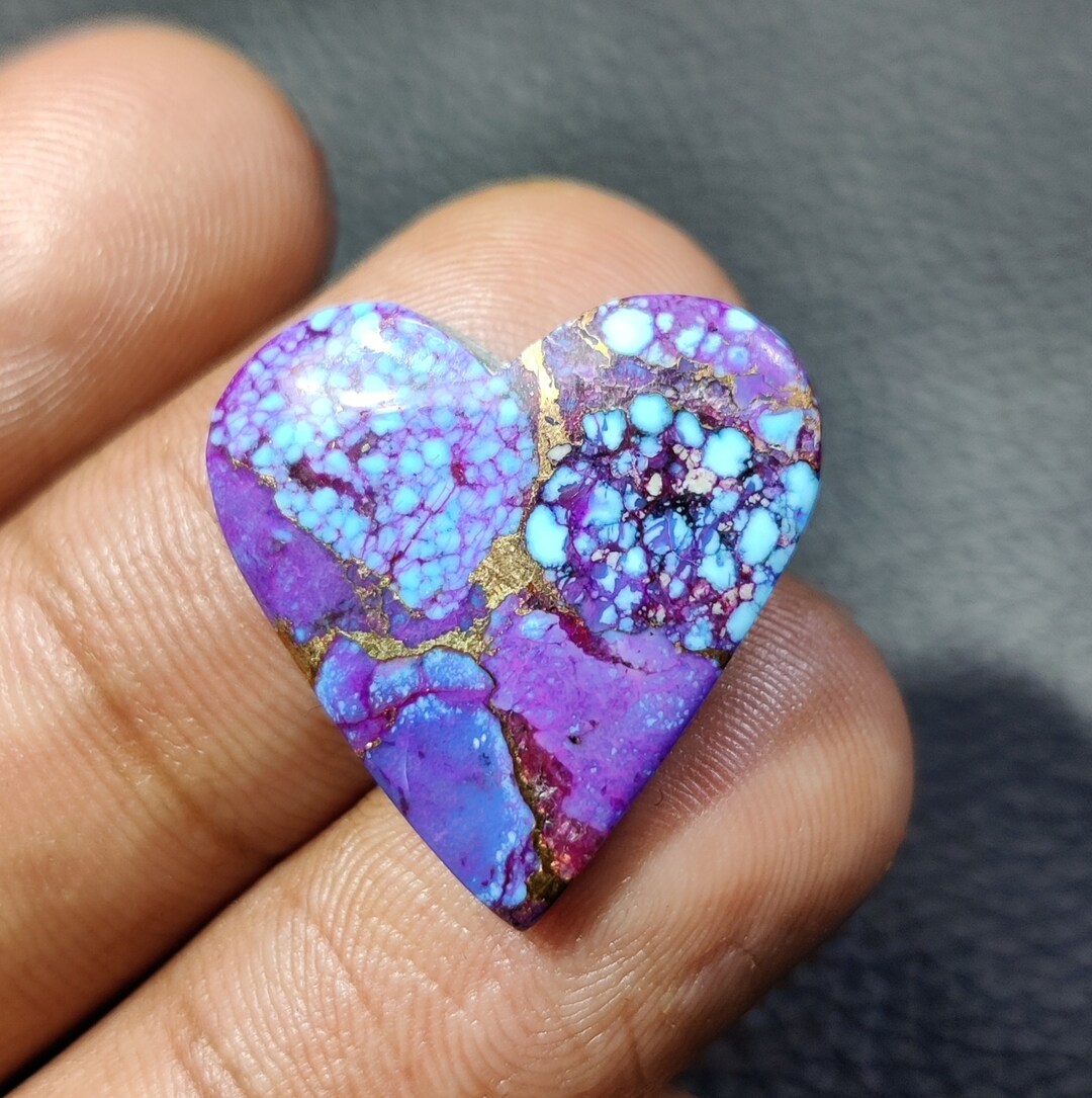 Purple Mohave Turquoise Cabochon, AAA Quality Natural Mohave Turquoise ...