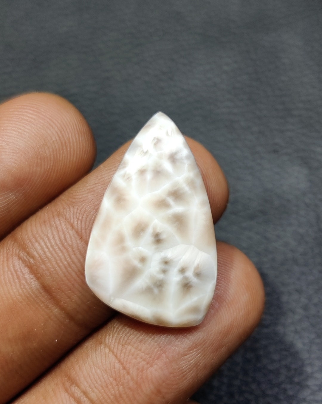 Natural Thomsonite Aka Pink Larimar Cabochon, Thomsonite Gemstone, Pink ...