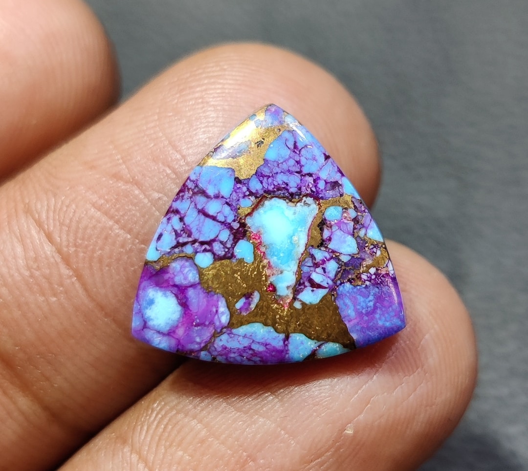 Purple Mohave Turquoise Cabochon, AAA Quality Natural Mohave Turquoise ...