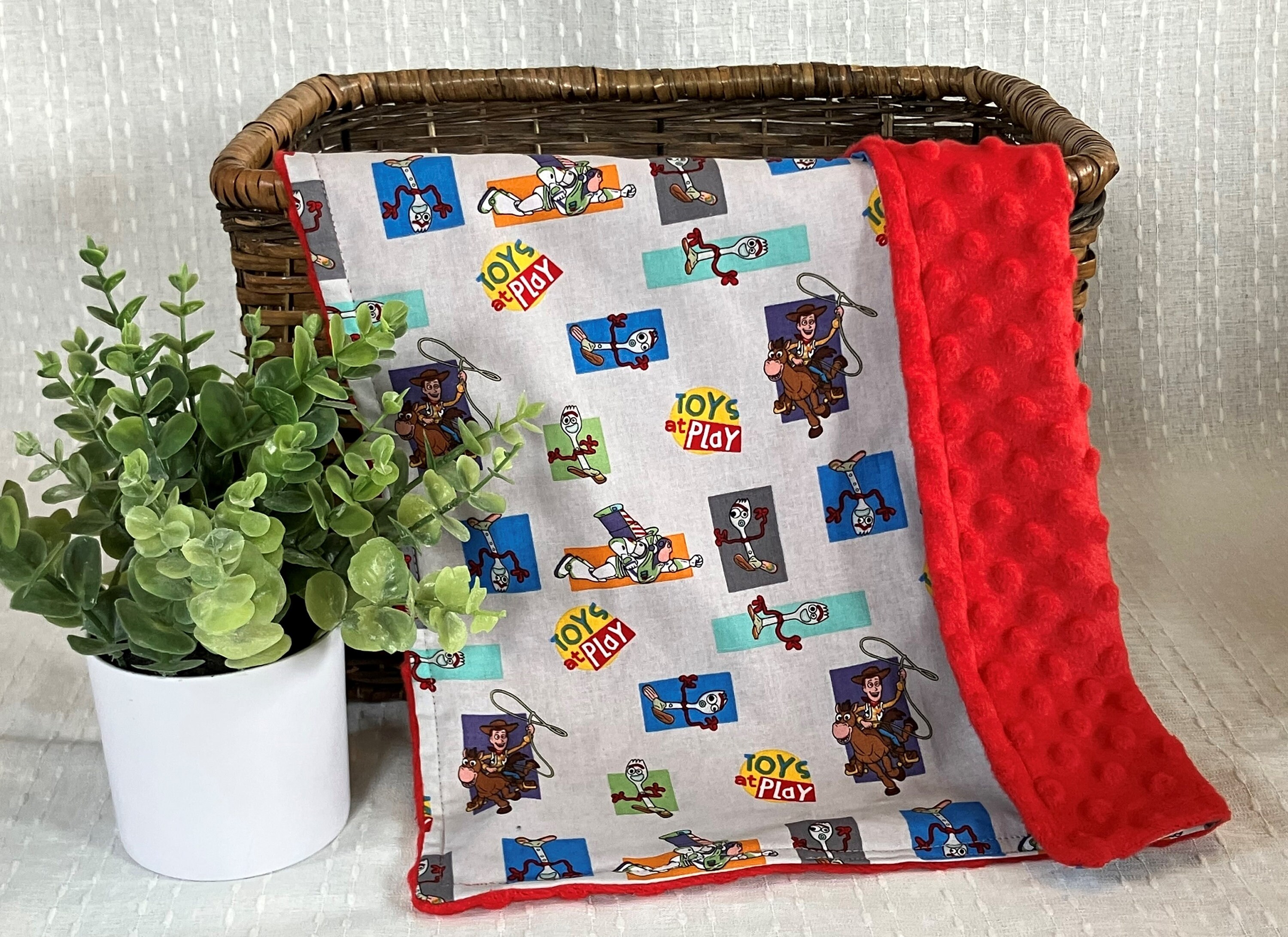 Toy Story Baby Lovey, Disney Minky Baby Burp Cloth, Toy Story Security ...