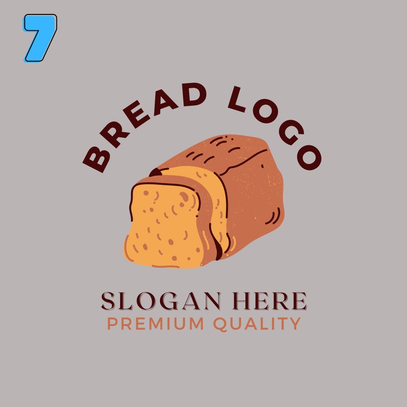 Bread Logo Baker Logo Bakery Logo Fresh Bread Logo Custom - Etsy