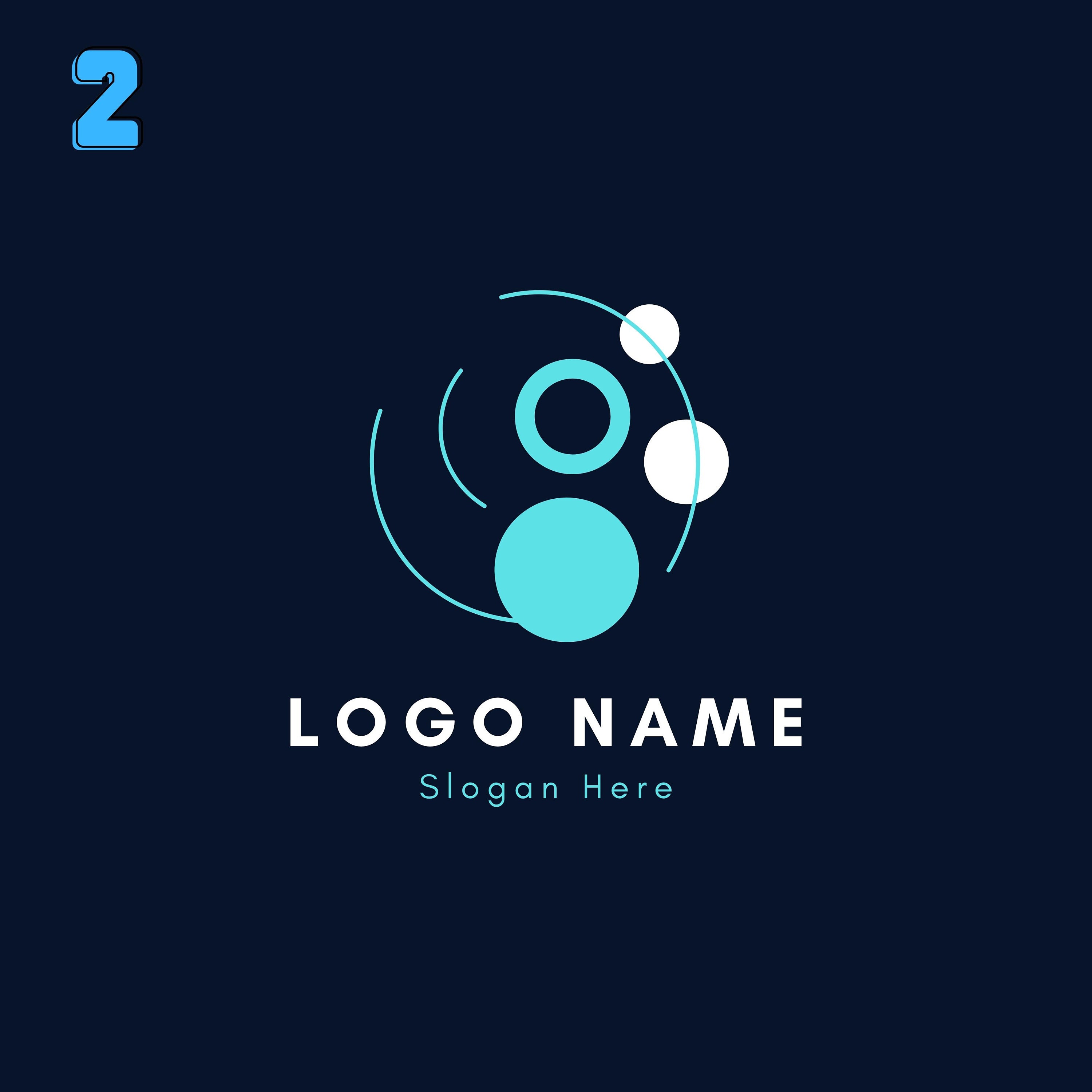 Technology Logo, Tech Logo, Premade Logo, Blue Logo, Professional Logo ...