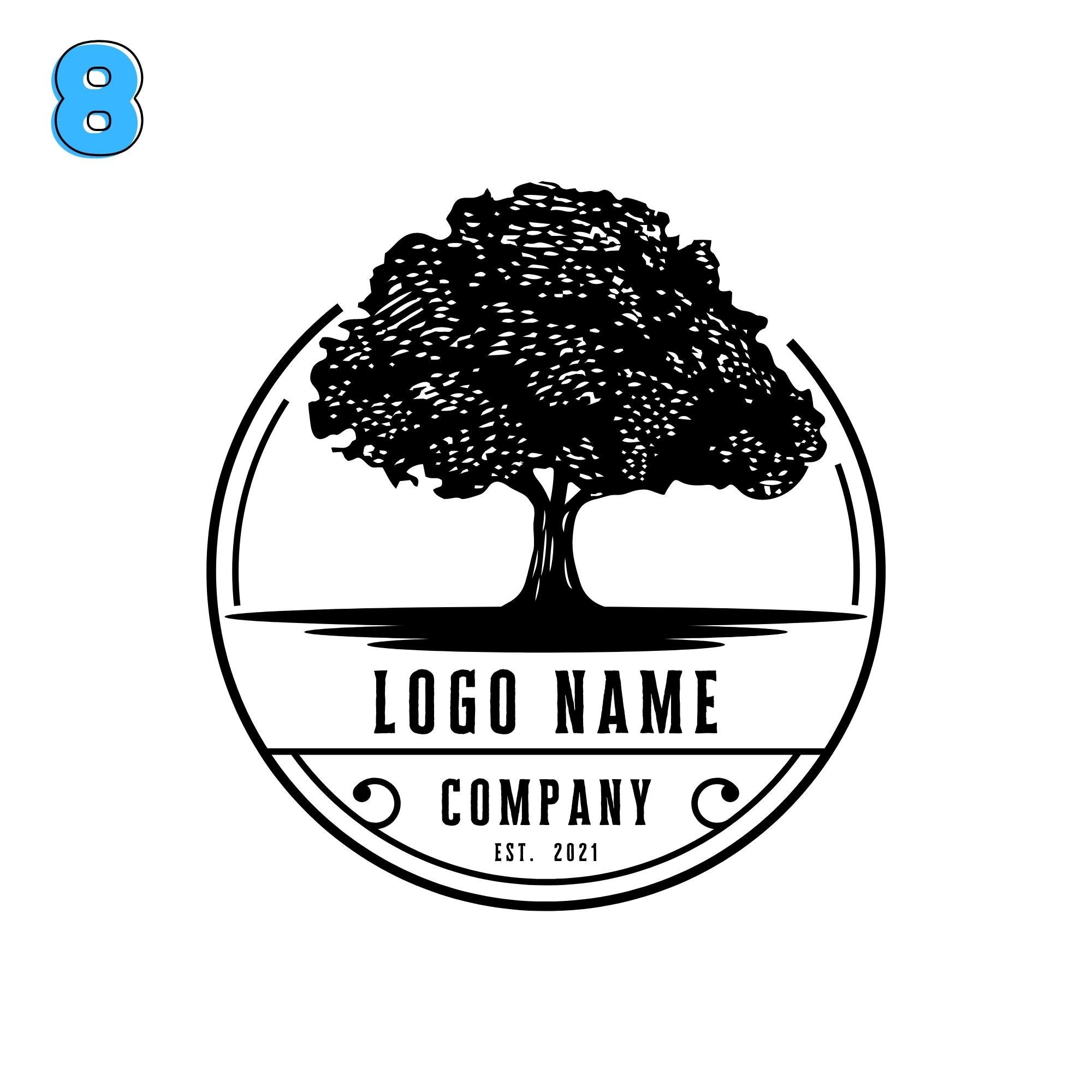 Wood Logo, Carpentry Logo, Woodworker Logo, Tree Logo, Professional ...