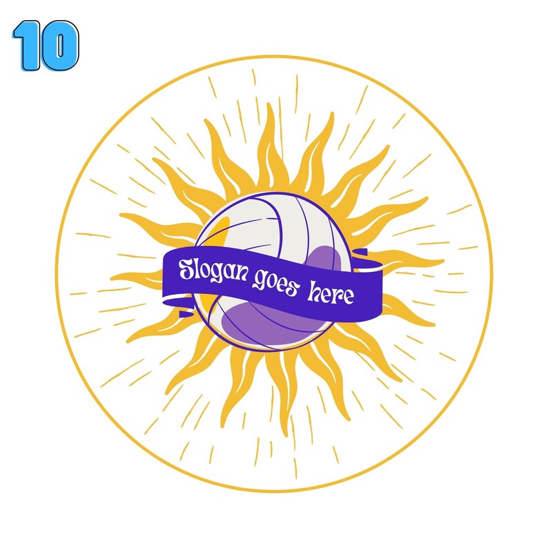 Sun Logo, Summer Logo, Spring Logo, Sunshine Logo, Warm Logo, Sunny ...