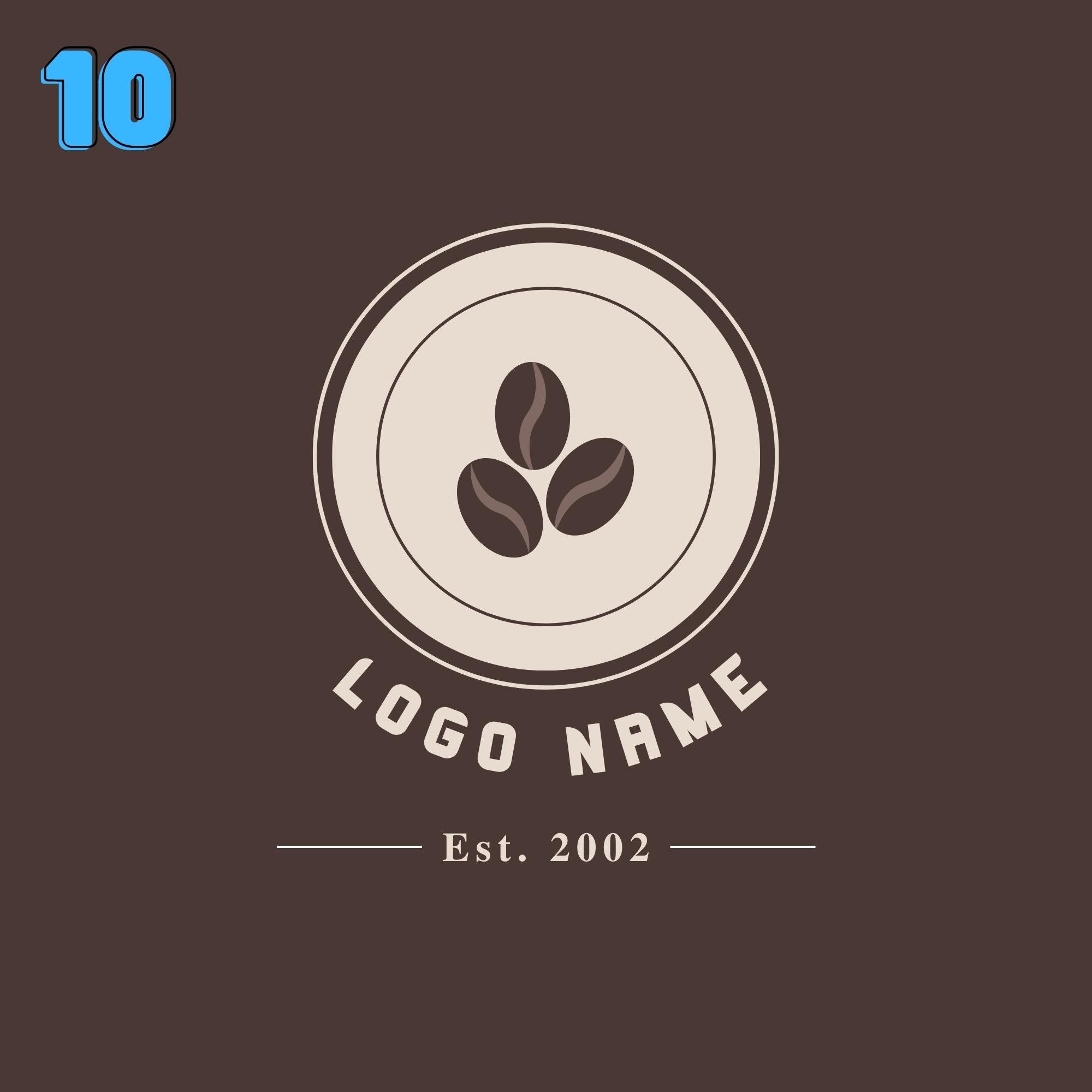 Coffee Logo, Coffee Shop Logo, Cafe Logo, Minimal Logo, Coffee Bean ...