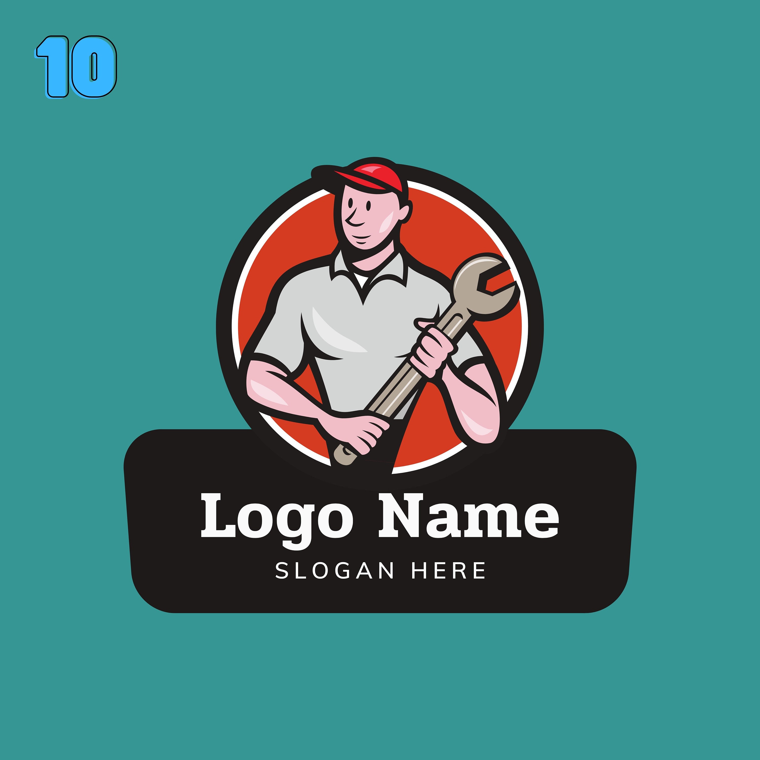 Handyman Logo, Repair Logo, Pre-made Logo, Custom Logo Design, Logo ...