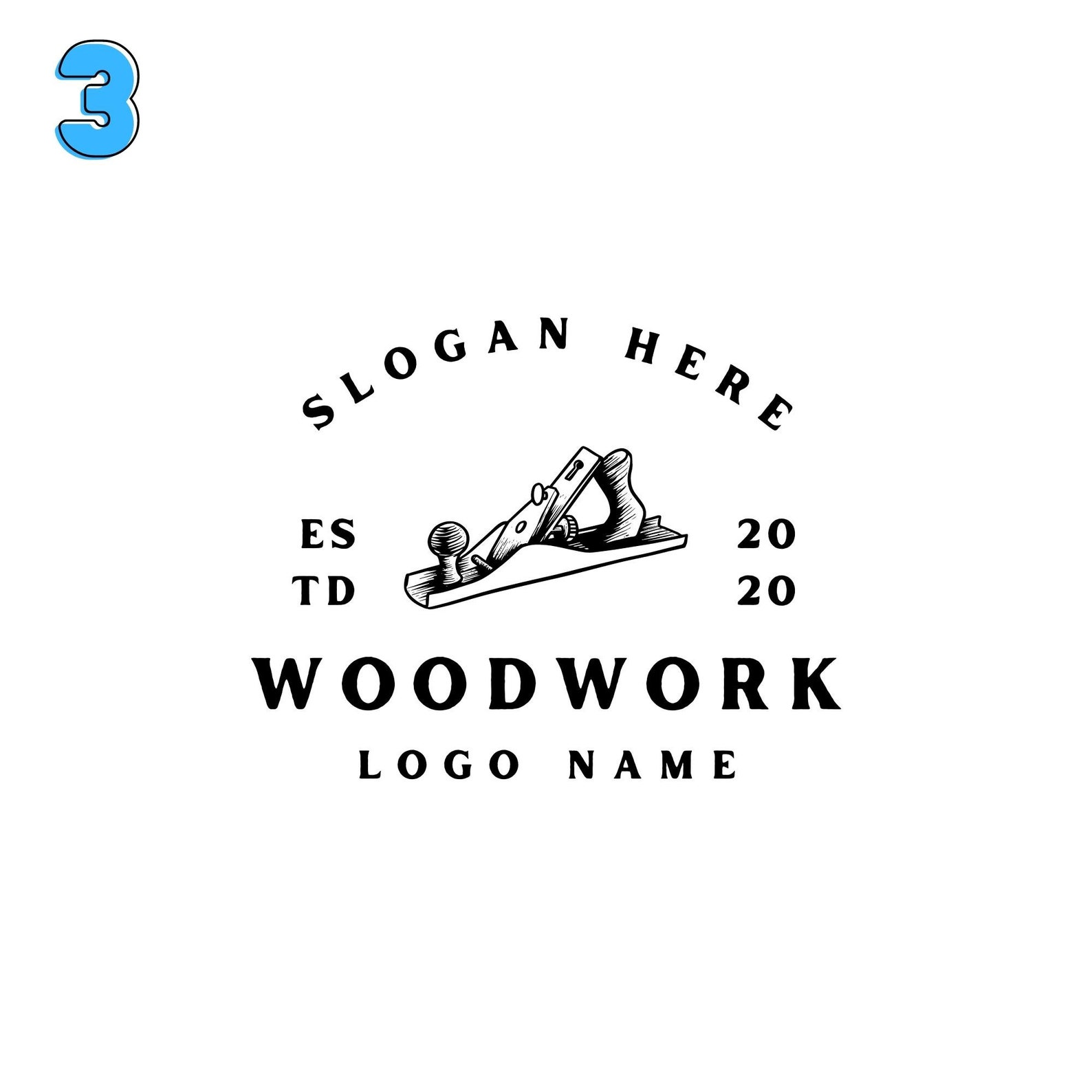 Wood Logo, Carpentry Logo, Woodworker Logo, Tree Logo, Professional ...