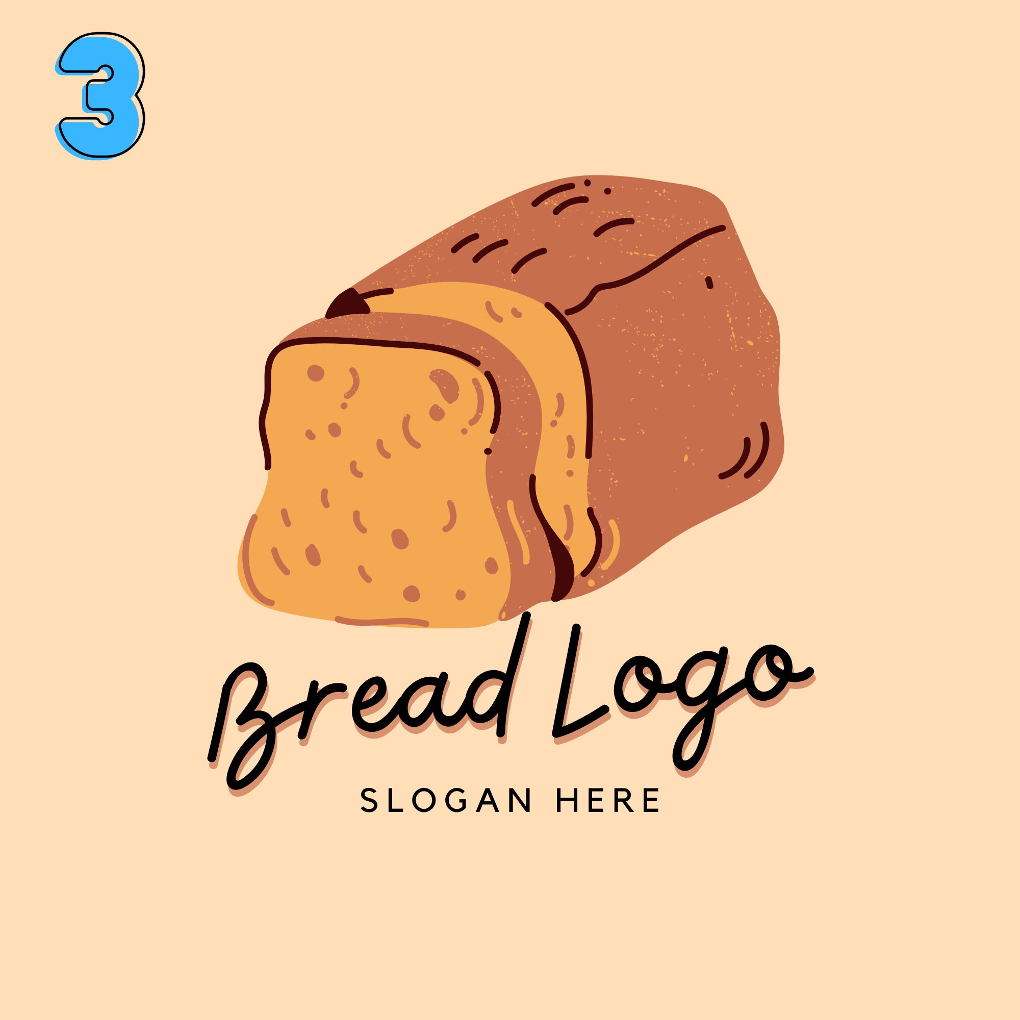 Bread Logo, Baker Logo, Bakery Logo, Fresh Bread Logo, Custom Logo, - Etsy