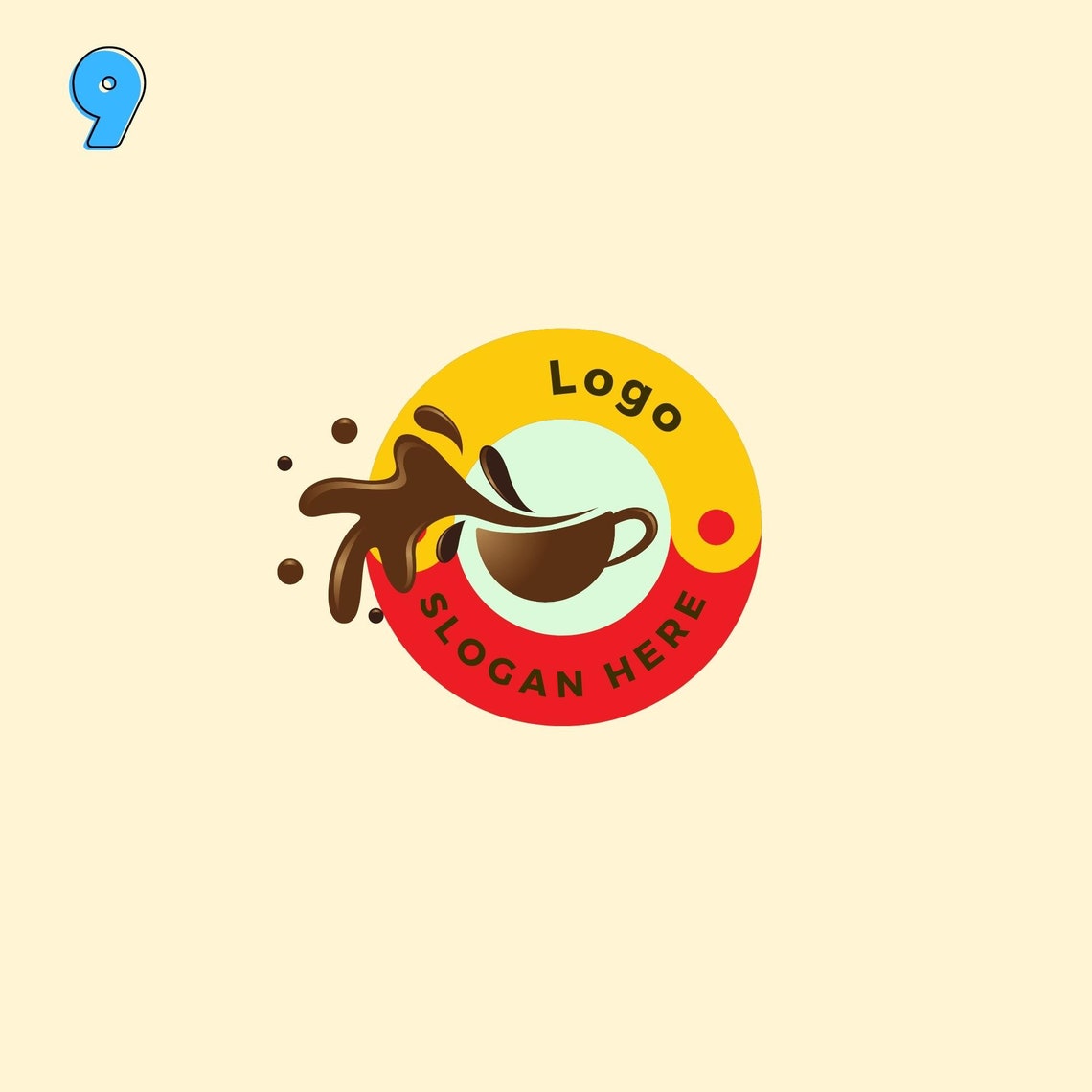 Coffee Logo, Coffee Shop Logo, Cafe Logo, Minimal Logo, Coffee Bean ...