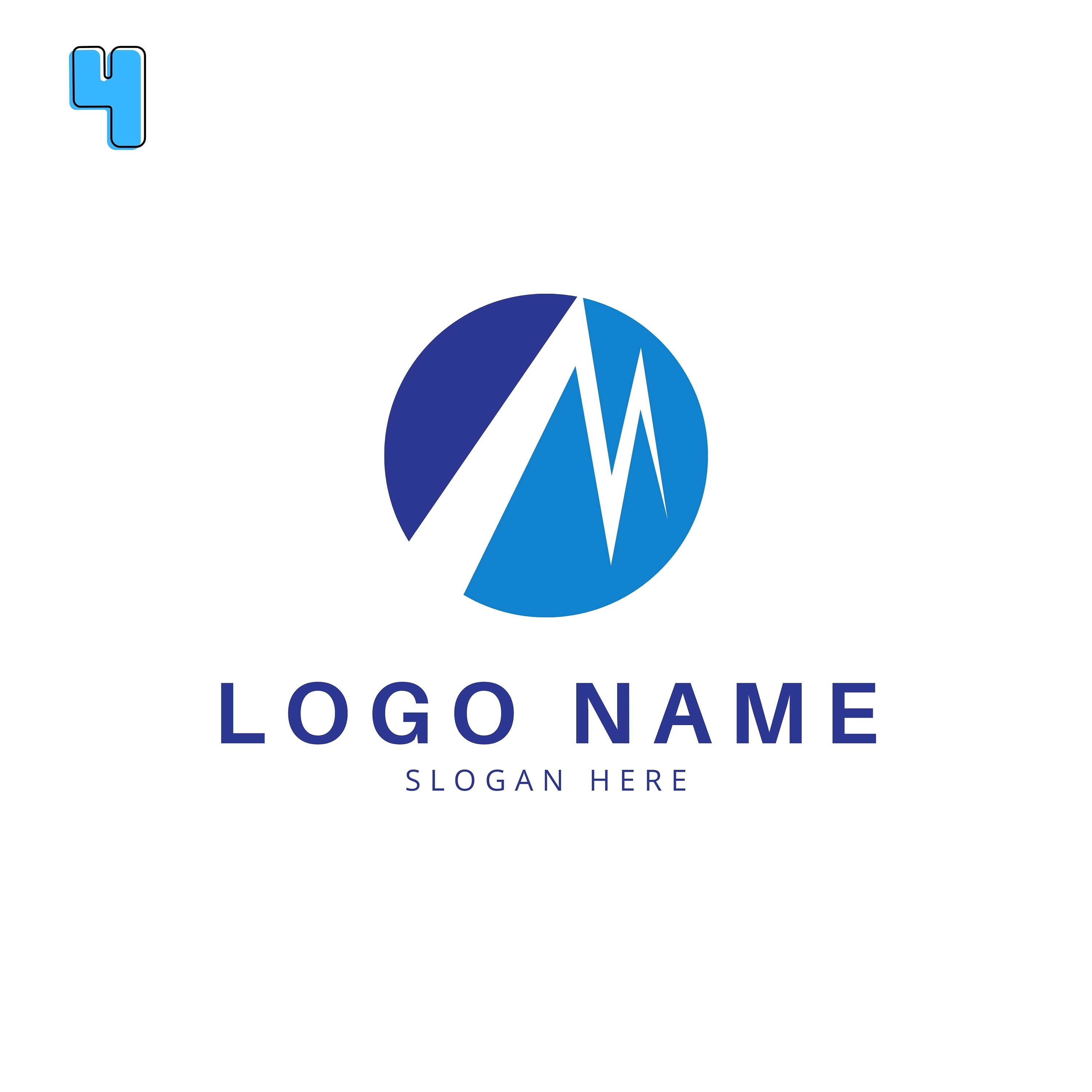 Technology Logo, Tech Logo, Premade Logo, Blue Logo, Professional Logo ...