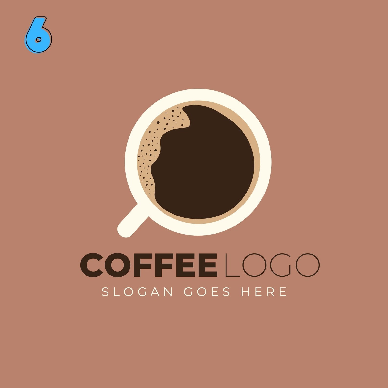 Coffee Logo, Coffee Shop Logo, Cafe Logo, Minimal Logo, Coffee Bean ...