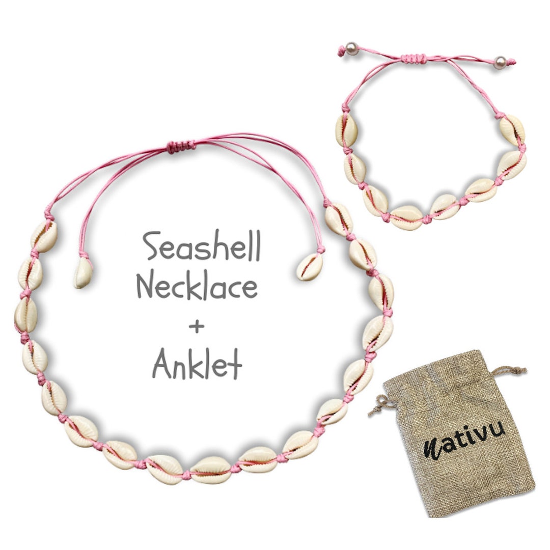 NATIVU Shell Necklace Vsco Stuff Natural Handmade Seashell - Etsy