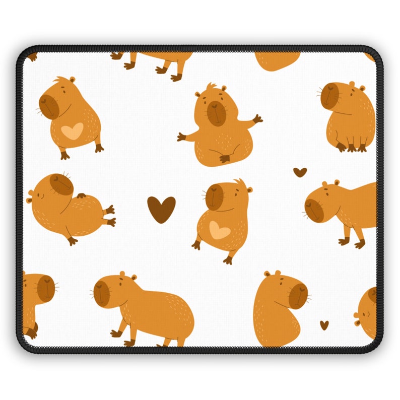 Capybara Mouse Pad Modernful Rectangular Deskmate Unique Office ...
