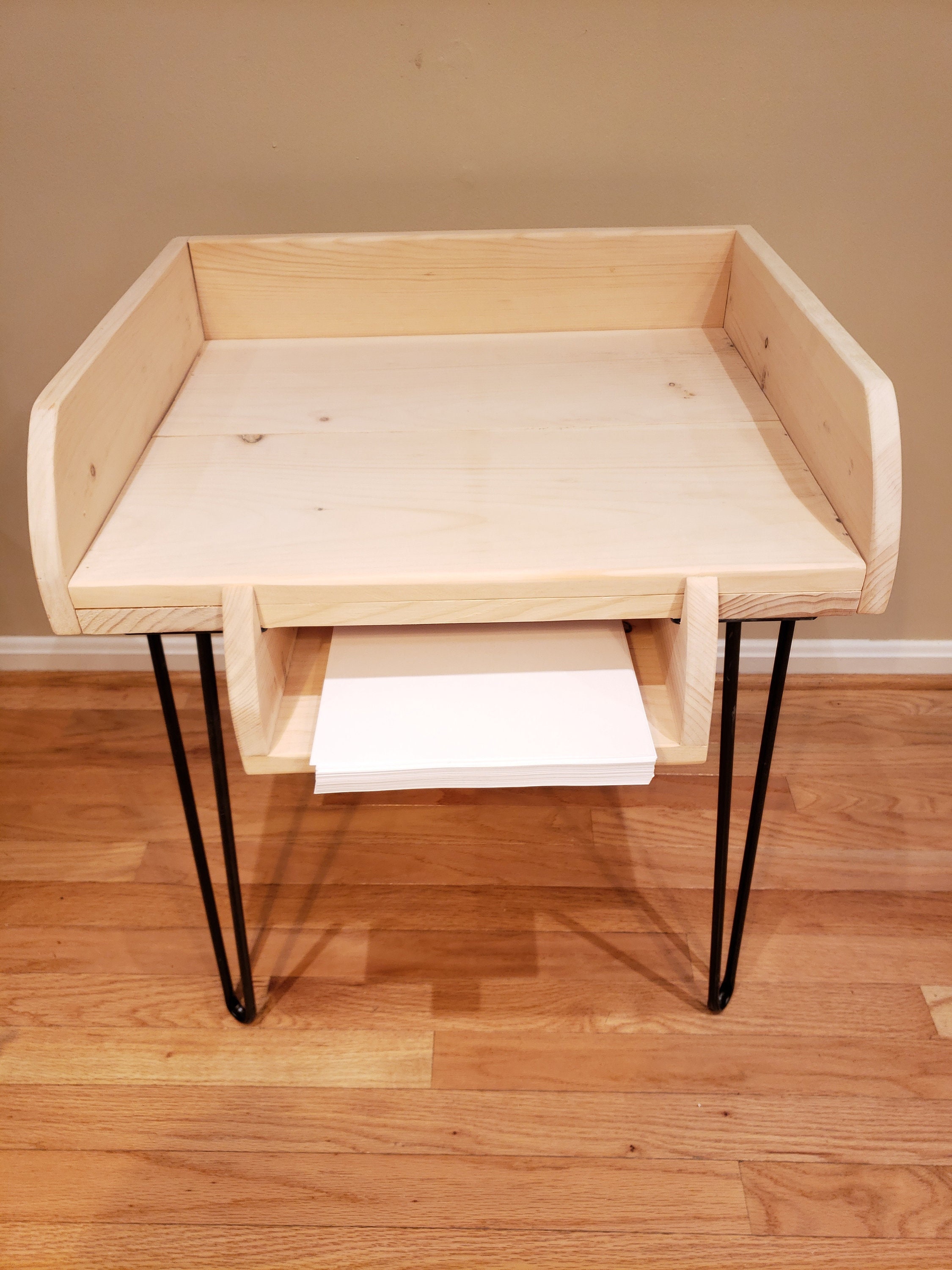 Printer & Paper Stand - Single Paper Tray, Variable Height (industrial ...