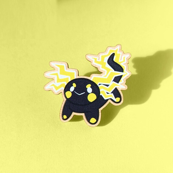 Zop Elemental Axolotl Series Wooden Pin - Etsy