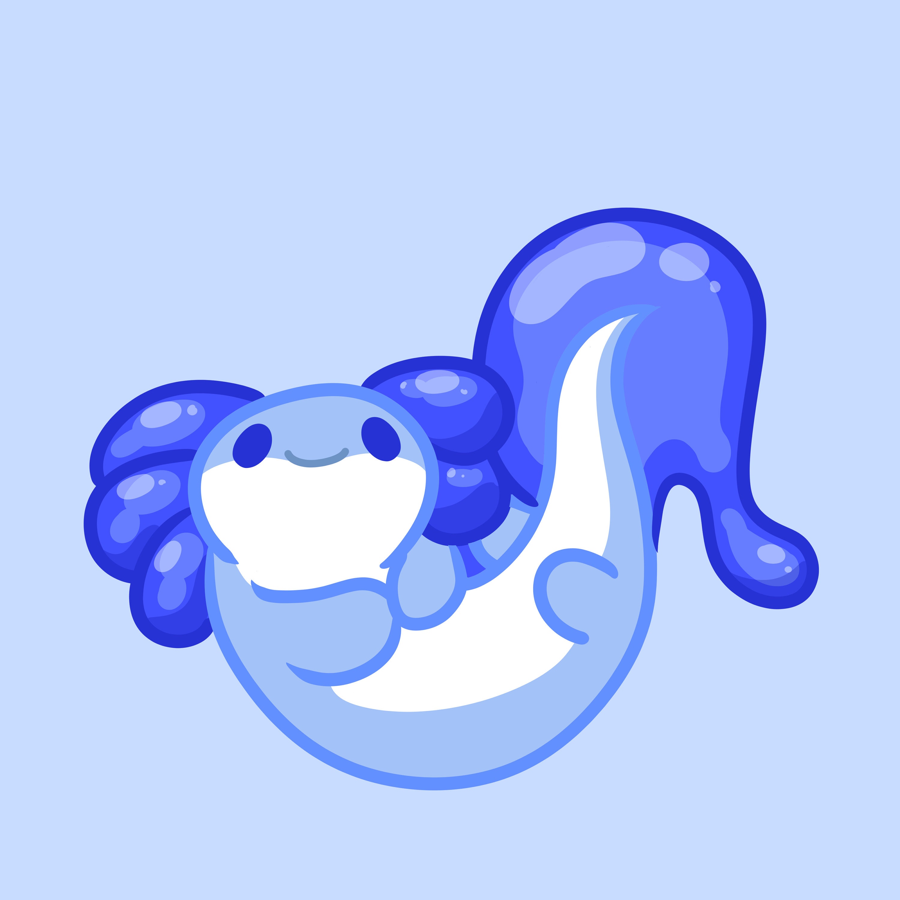 Droplet Elemental Axolotl Series Wooden Pin - Etsy Australia