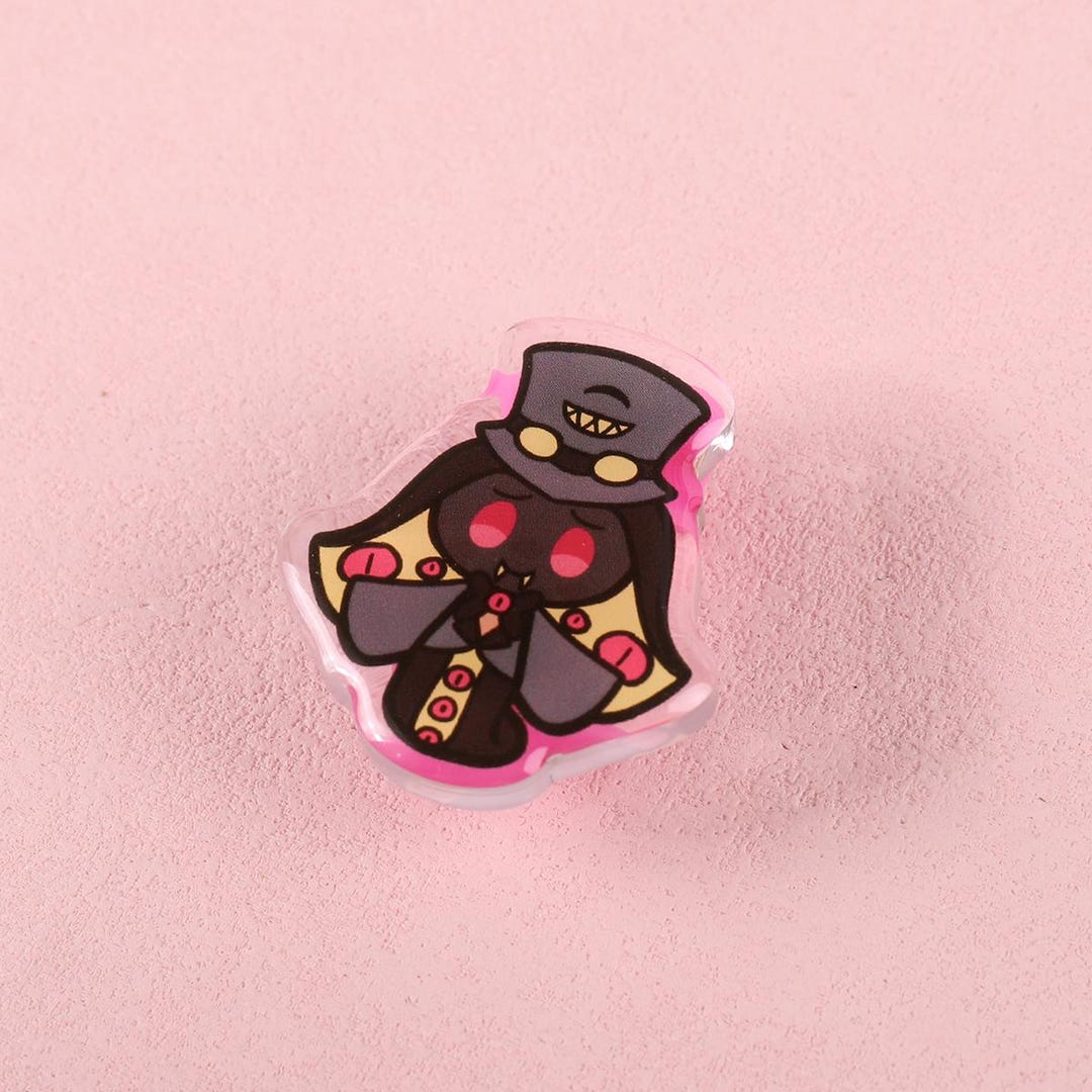 Sir Pentious | Hazbin Hotel | 1.5" Acrylic Pin With Epoxy | - Etsy