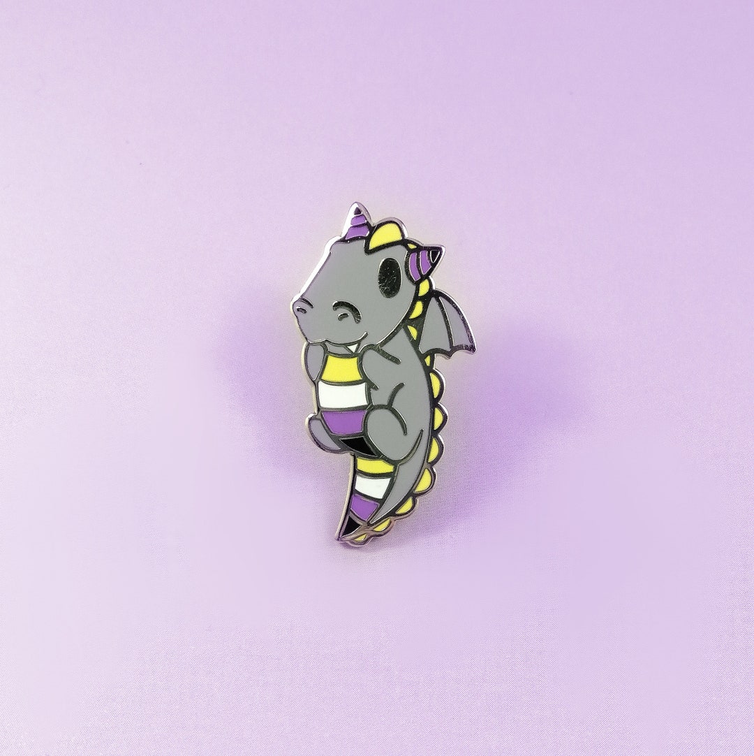 Pride Dragons: Non-binary - Etsy