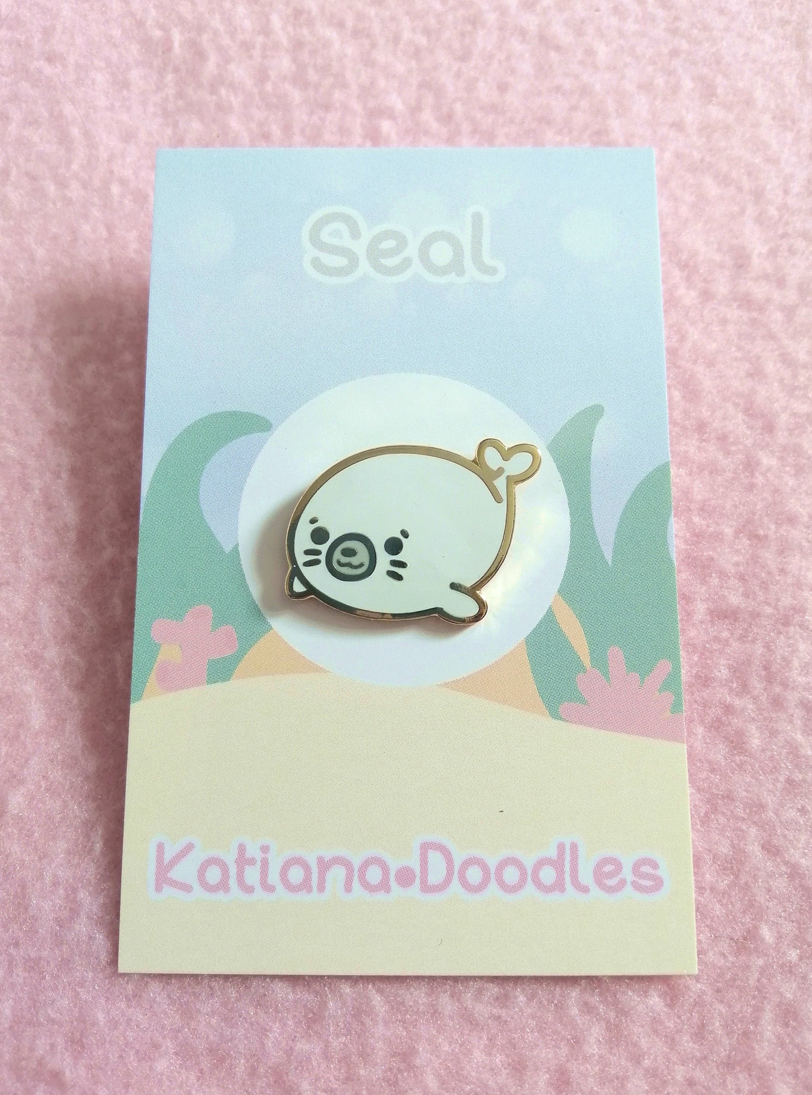 Chibi Seal Hard Enamel Pin | Etsy