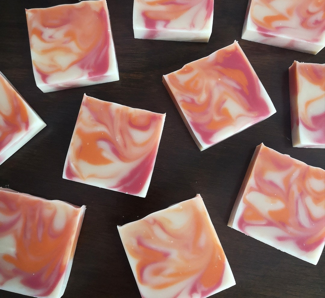Dragon Fruit, Colorful Sweet Almond Oil Soap - Etsy