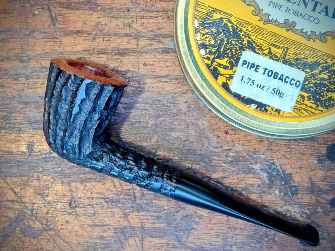 Black Rusticated Dublin Smoking Pipe - Etsy