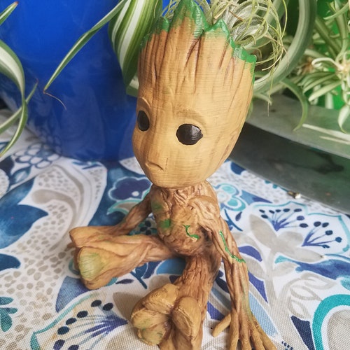 Grumpy Alien Air Plant Holder / Airplant Pot. Unique Gift. | Etsy