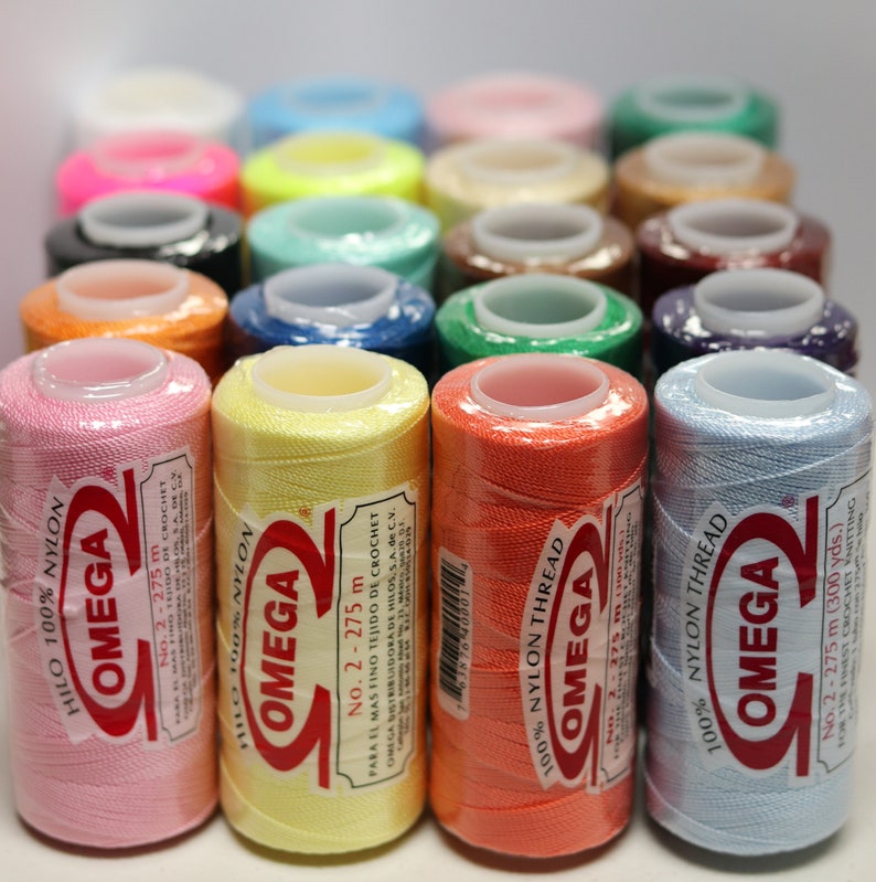 Hilo Omega Nylon No. 02 PACK OF SIX | Etsy